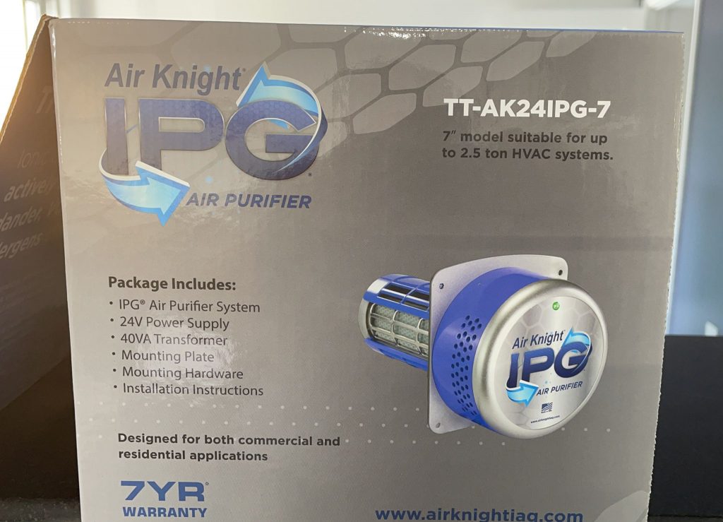 Air Purification System AIR KNIGHT Mod. TT-AK24IPG-7 – JP Refrigeration ...